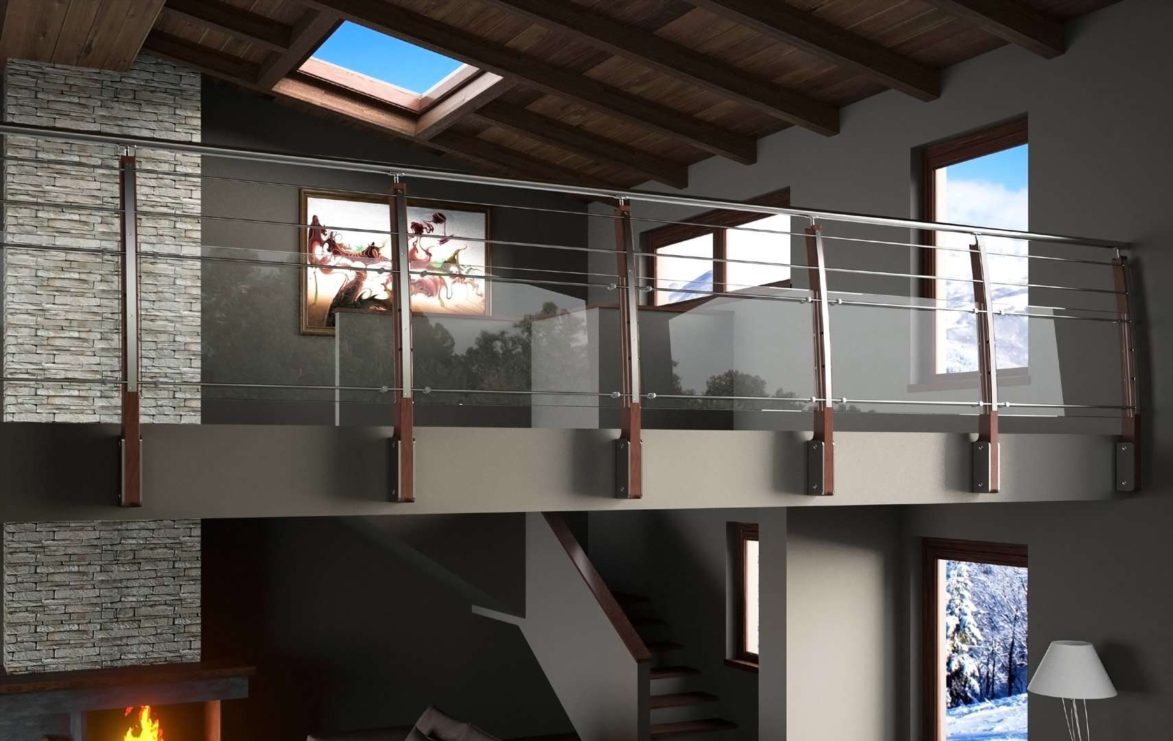 ᐅ Ringhiere per scale interne Arc_100 | Ringhiere per scale interne ...